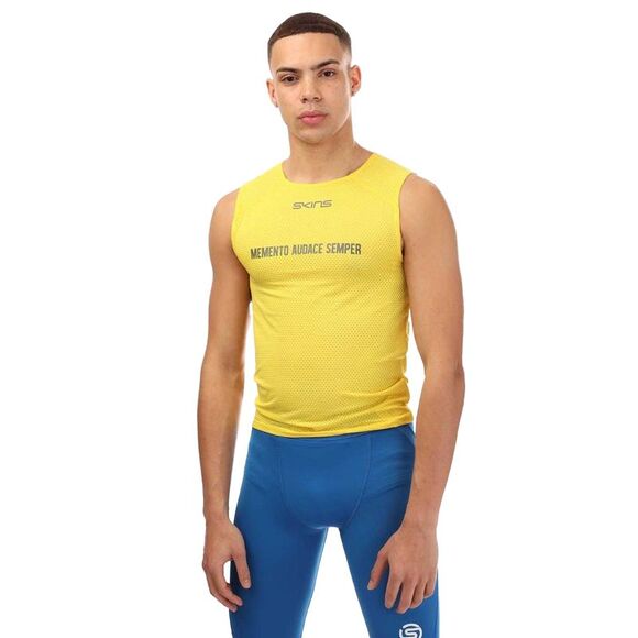 Skins | Shirts | Skins Mens Cycle Sleeveless Base Layer Top Yellow ...